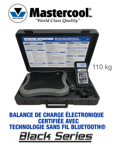 BALANCE de charge électronique certifiée Mastercool avec Technologie sans fil Bluetooth®