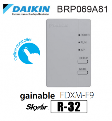 Adaptateur WI-FI pour smartphone BRP069C81 de Daikin