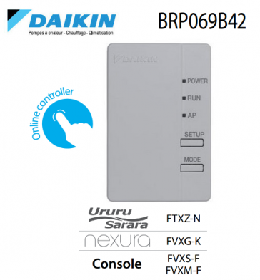 Adaptateur WI-FI pour smartphone BRP069B42 de Daikin