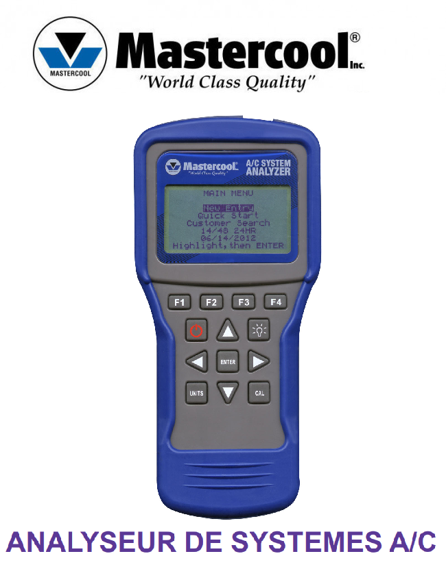 KIT ANALYSEUR D’INSTALLATION 4 de Mastercool