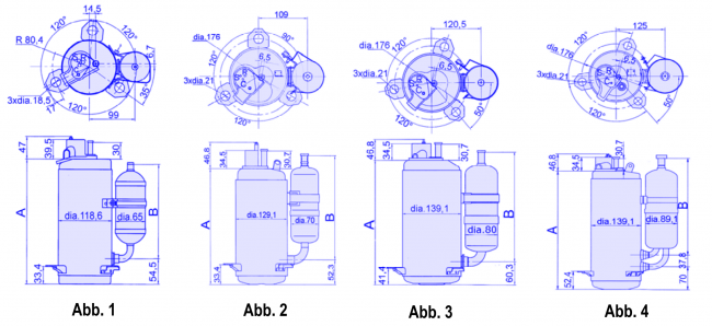 Compresseur HITACHI CHZ33LC4-U - R407C