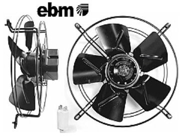 Ventilateur hélicoïde S4E315-DC44-09 de EBM-PAPST pour évaporateur ECO - Modèle DFE