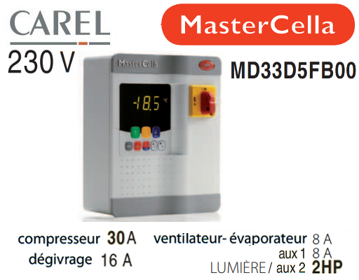 Coffret électrique MasterCella MD33D5FB00 de Carel