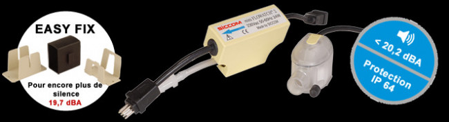 Pompe de relevage de condensats MINI FLOWATCH 2 de "SICCOM"