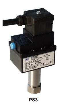 Contrôle de pression à point de consigne fixe PS3-W6S Alco Controls