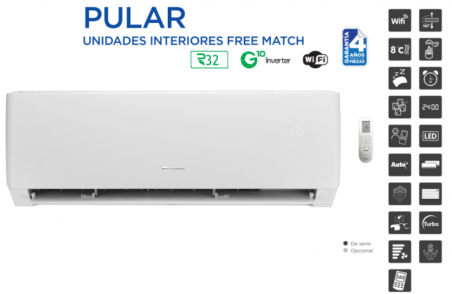 GREE Bi-split PULAR FM 14 + 2 FM Pular 7