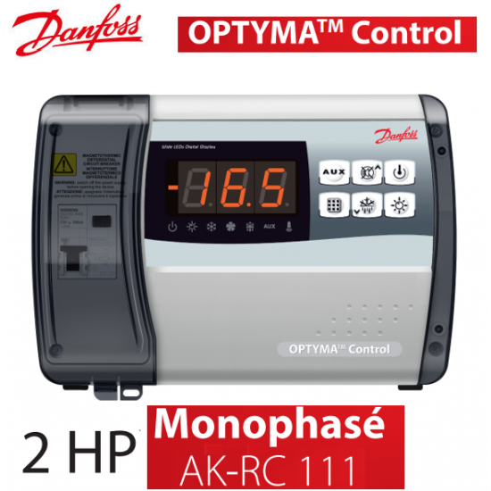 Régulateur de chambre froide Optyma Control - Monophasé, AK-RC 111 de ...