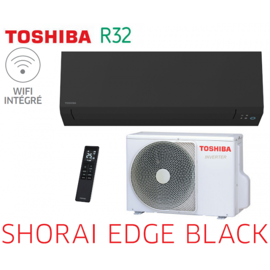 Toshiba Mural SHORAI EDGE BLACK RAS-B10G3KVSGB-E