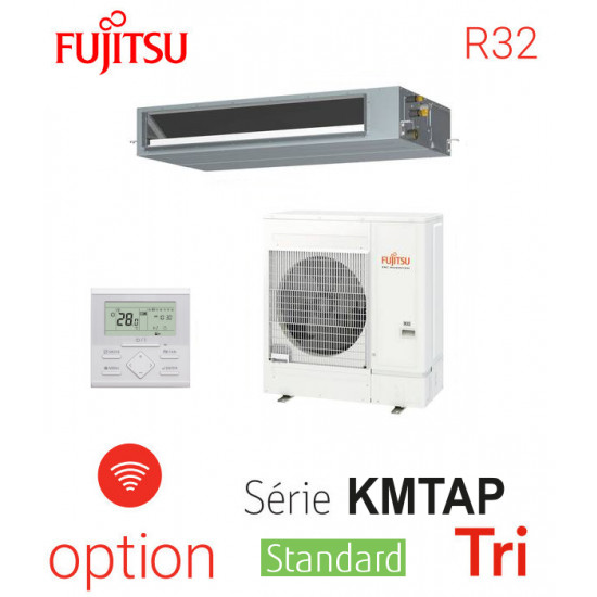 Fujitsu Gainable Moyenne Pression Série Standard ARXH 45 KMTAP triphasé - Climatiseurs