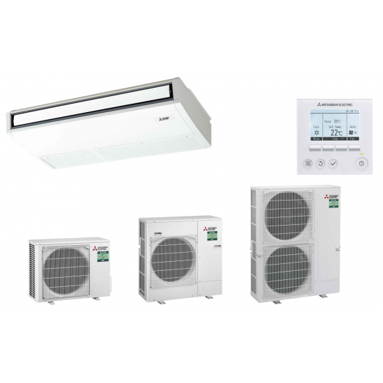 Mitsubishi PLAFONNIER modèle PCZ-ZM140KA monophasé - Mono split R-32 ...