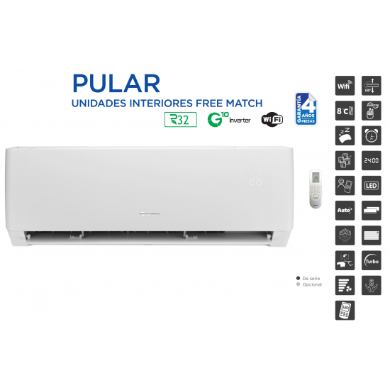 GREE Tri-split PULAR FM 24 + 2 FM Pular 7 + 1 FM Pular 12